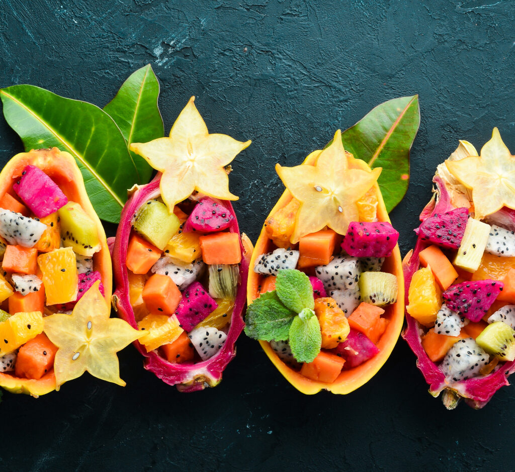 Tropical Papaya & Dragon Fruit Bowl - HLB Tropical